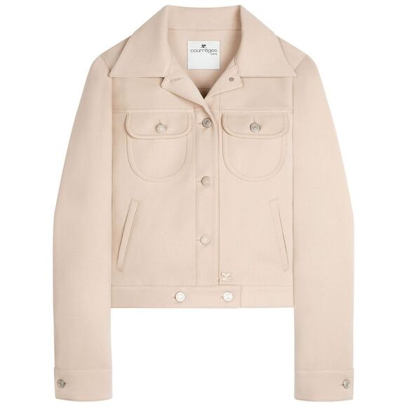 Courreges | Jackets & Coats | Courreges Women Trucker Jacket Signature ...